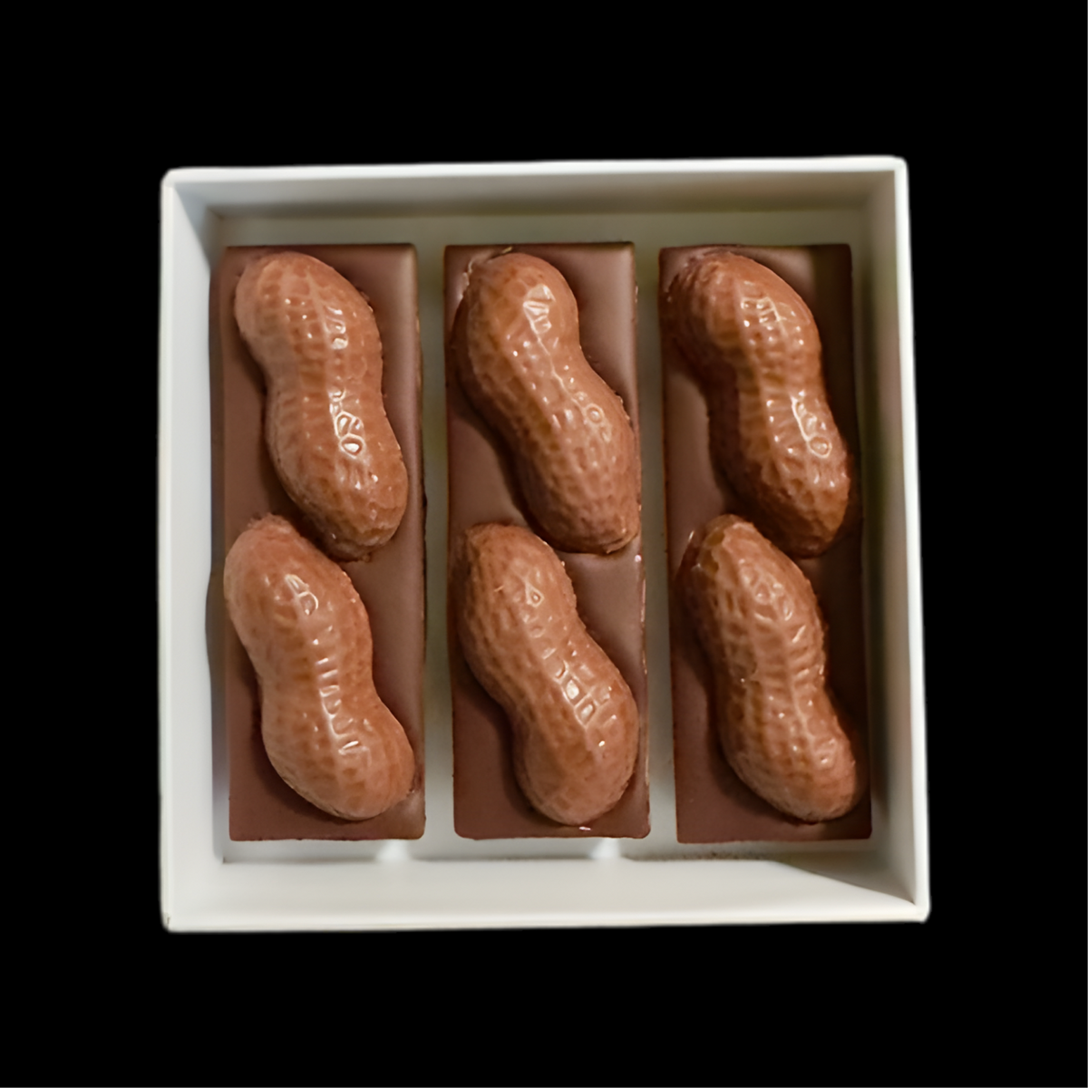 “Nuts for You” Caramel Peanut Butter Snacking Bar (3-piece box ...